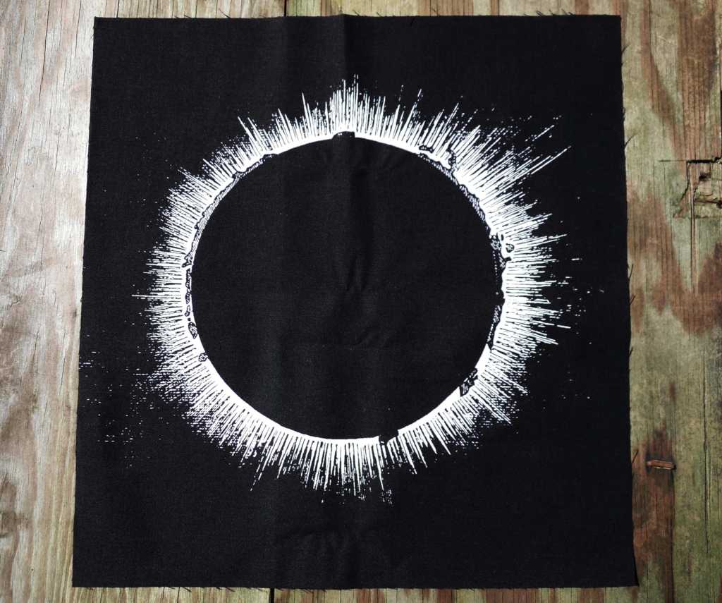 Solar Eclipse Back Patch – large patch, sun backpatch, cool patches ...